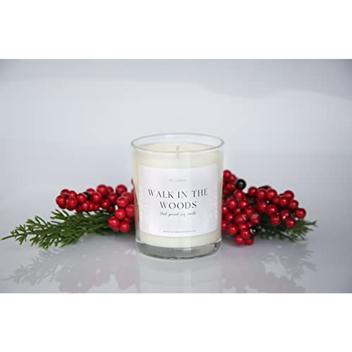 My Lumina Walk in The Woods Aromatherapy Candle -Natural Heart Chakra Energy - Soy Wax Scented Candle for Home Decor Art, Self Care, Spiritual Healing Gift, Women (Aromatherapy, 6.5)