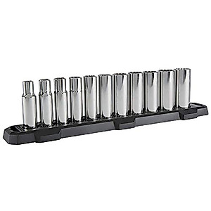 Craftsman Socket Set, SAE, 1/2-Inch Drive, 12-Point, 11-Piece (CMMT12048)