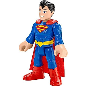 DC Super Friends Imaginext DC Super Friends Superman Xl Toy 10-In Figure with Fabric Cape for Preschool Kids Ages 3+ Years