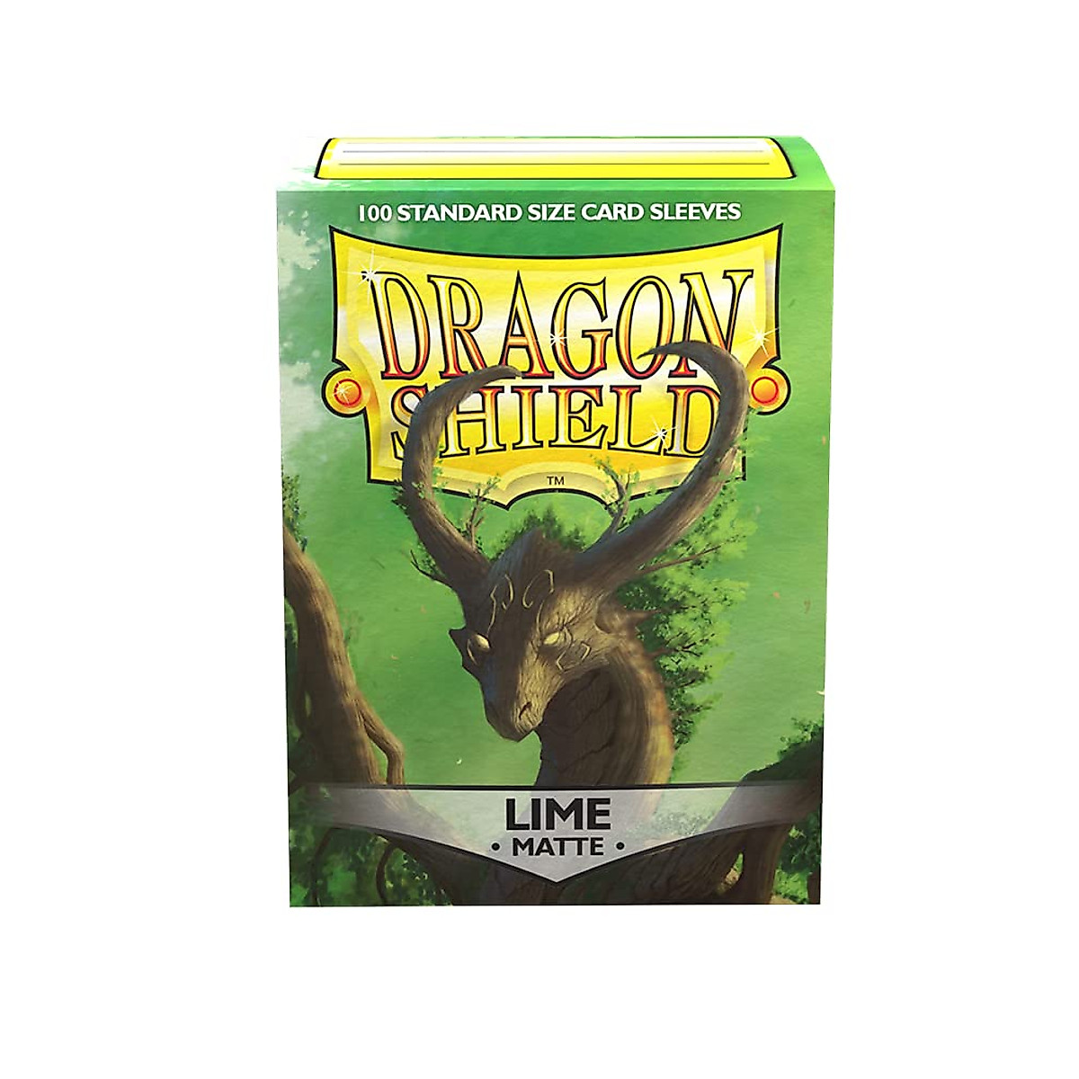 Dragon Shield Sleeves - Matte Lime 100 CT - MGT Card sleeves - Compatible with Magic the Gathering card sleeves Pokémon and other card games