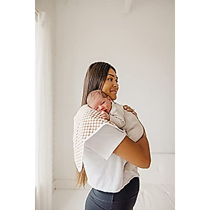 Baby Burp Cloth Large 21''x10'' Size Premium Absorbent Triple Layer 3-Pack Gift Set"Vance" by Copper Pearl