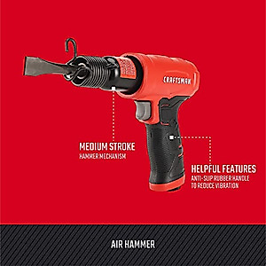 Craftsman CMXPTSG1010NB Air Hammer, Red and Black