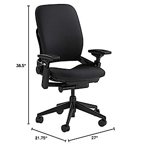 Steelcase Office Chair, Black - 5" Cylinder