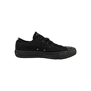 Converse Unisex Chuck Taylor All Star Low Top Black Monochrome Sneakers - 12 B(M) US Women / 10 D(M) US Men