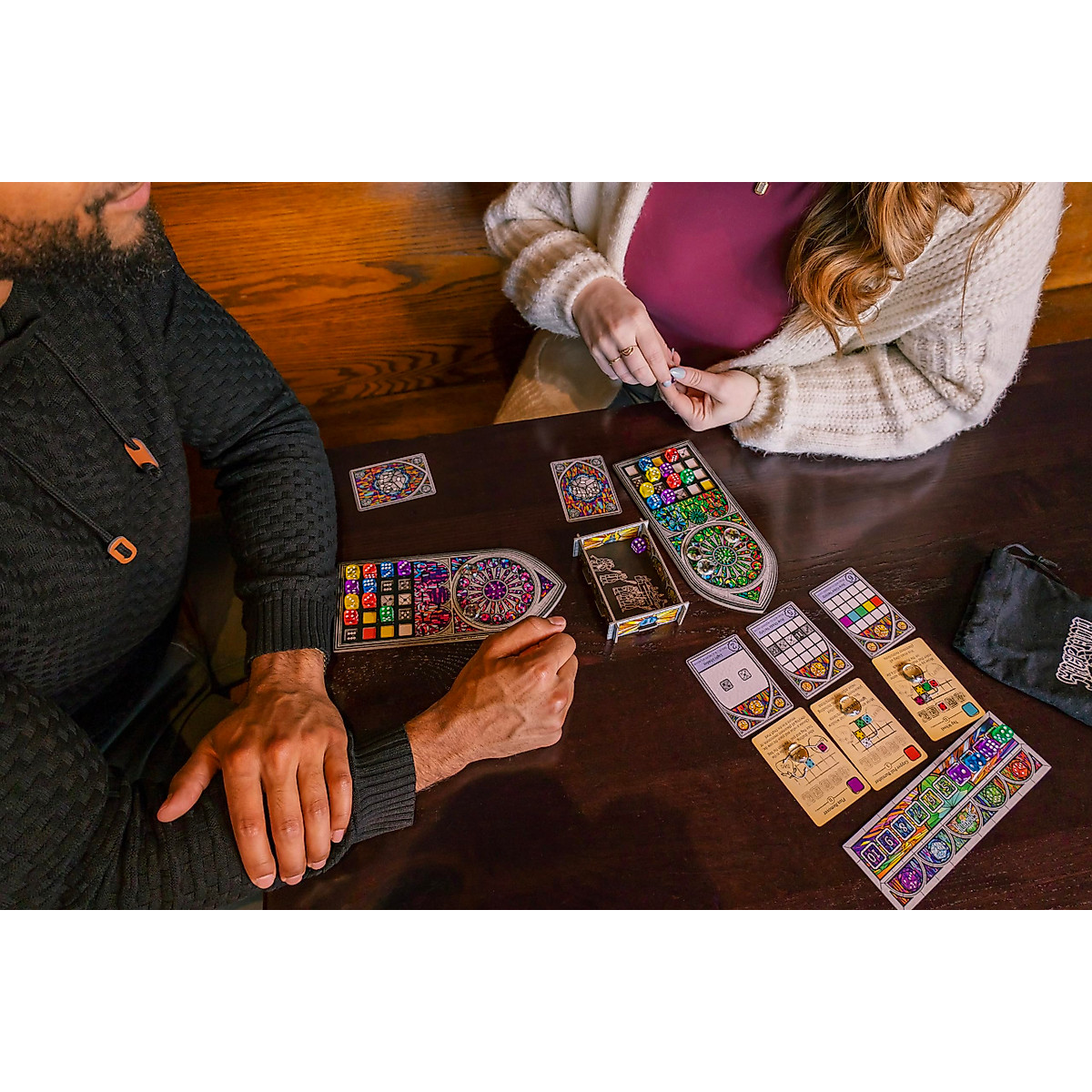 Sagrada Board Game | Family Game for Kids and Adults | Dice Drafting and Placement Strategy Game | Ages 10+ | 1 to 4 Players | by Floodgate Games