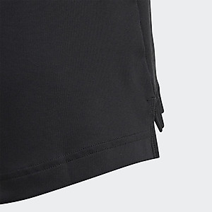 adidas unisex-youth Hi Lo Jersey Black/White Small