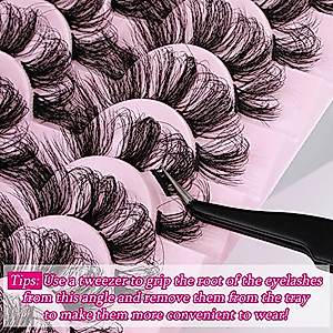 Lash Clusters D Curl Individual Cluster Lashes 100 pcs Fluffy Wispy Mink Lashes Extensions False Eyelashes DIY Lash Pack by EYDEVRO