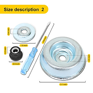 VIABRICO Brush Cutter Blade Adapter kit, Trimmer Attachments for Stihl String Trimmers Brush Cutter