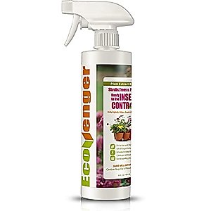 EcoVenger (Formerly EcoRaider) Garden Insect Control 16OZ, Plant Extract Based, Indoor & Outdoor, Kills Aphids, Mealybugs, Spider Mites and Gnats All Stages and Eggs, Non-Toxic Child & Pets Safe