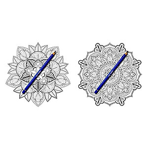 The Art of Mandala 2: Adult Coloring Book Featuring Calming Mandalas designed to relax and calm