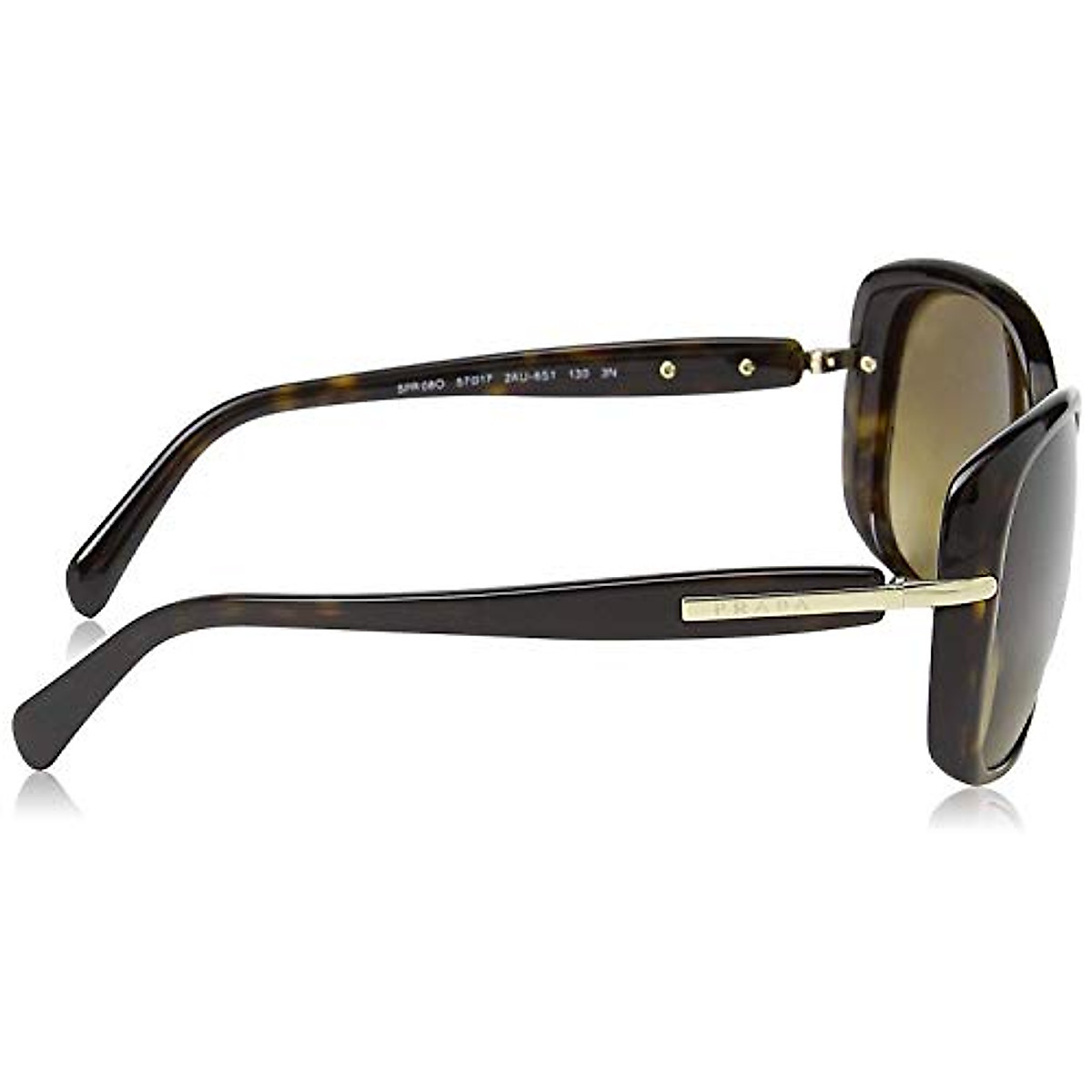 Prada SPR 08O 2AU-6S1 Havana Sunglasses SPR08O - 57mm