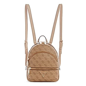 GUESS Manhattan Backpack, Latte Logo