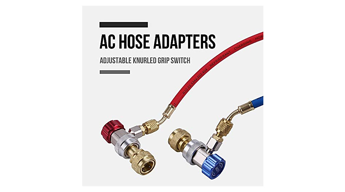 Lichamp Car A/C R1234YF R134A Adapters, AC R134 R1234 R 134A 1234YF ...
