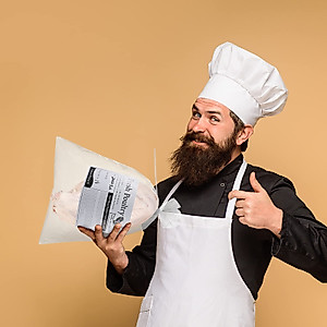 100 Pcs Poultry Freezer Labels 6 x 5 Inch with Safe Handling Instructions Self Stick Turkey Freezer Labels Thanksgiving Day Party Supply