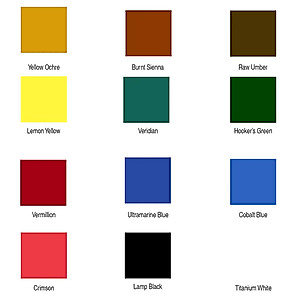 Acrylic Paints by Artist's Loft Fundamentals 12 Color,12 ml