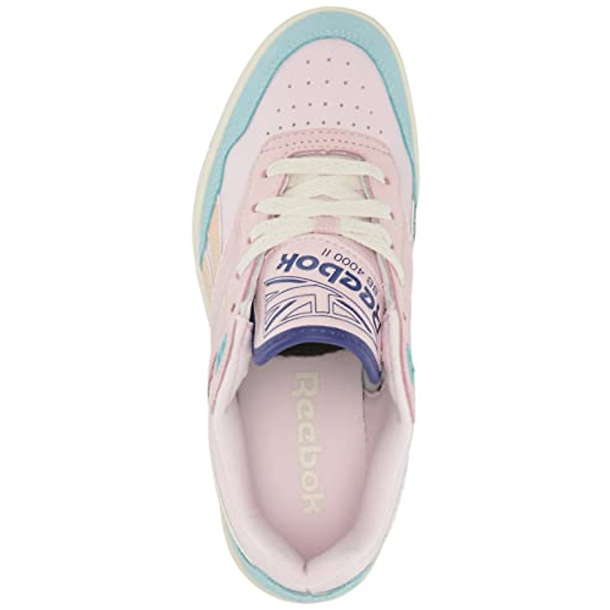 Reebok Women's BB 4000 II Basketball Shoe, Pixel Pink/Vintage Chalk/Blue Pearl, 6 Women