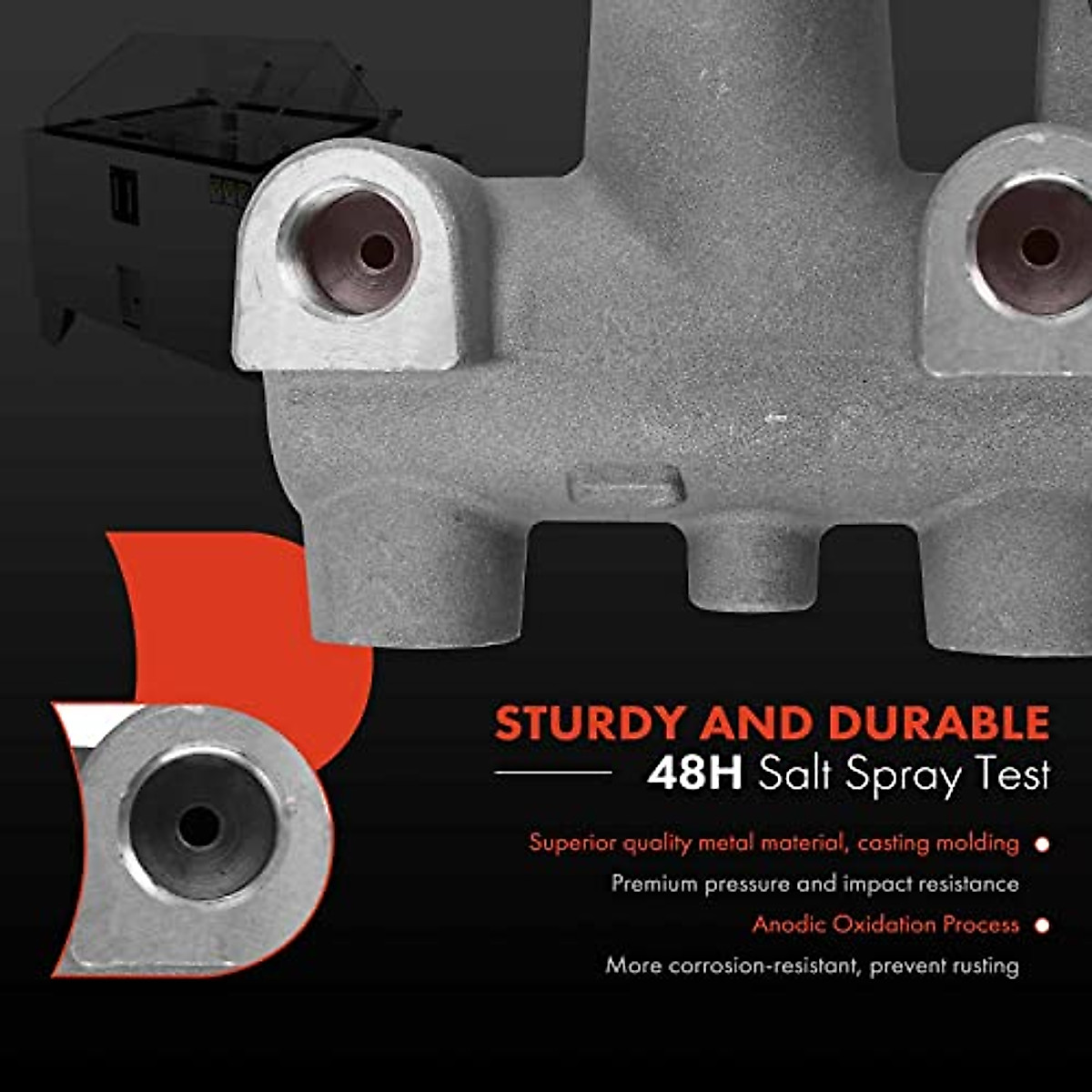 A-Premium Brake Master Cylinder with Reservoir and Sensor Compatible with Toyota Sequoia 2001-2007 V8 4.7L