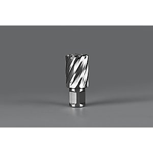 Annular Cutter Set 13 pcs JESTUOUS 3/4 Inch Weldon Shank 1 Cutting Depth and Cutting Diameter from 7/16 to 1-1/16 for Mag Drill Press HSS Standard Kit Two Flat with 2 Pilot Pins