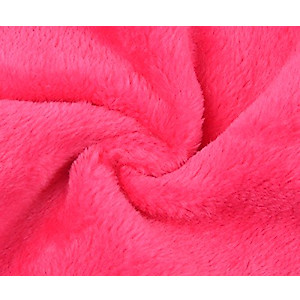 Sinland Microfiber Makeup Remover Cloth Reusable and Washable Makeup Remover Towels Face Cloths Facial Cleaning Towels Fast Drying Washcloth 9.8Inchx9.8Inch 4 Pack Dark Pink