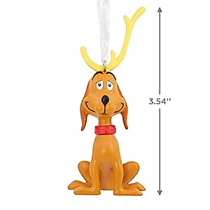 Hallmark Dr. Seuss How The Grinch Stole Christmas! Max Christmas Ornament, Resin
