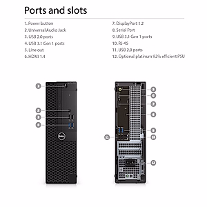Dell Optiplex 5050 Small Form Factor (SFF) Business Desktop PC, Intel i7-7700 Quad-Core 3.6 GHz, 16GB DDR4, 512G NVME SSD Windows 10 Pro (Renewed)