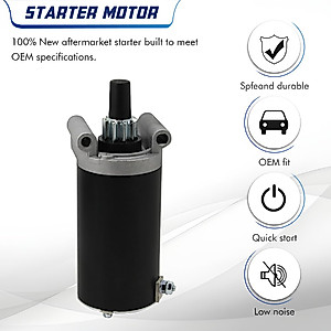 Kohler 7000 Series Starter Motor Replacement KT715 KT725 KT730 KT735 Courage Twin SV710 SV715 SV720 SV730 SV735 SV740,20HP 23HP 25HP 27HP 1999-1140051 3209801 3209803 3209804 3209808
