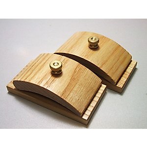1 Pair Ash Wood Quilt Hang-Ups Clamps Clips - Large