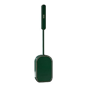 SAAKO Toilet Brush Silicone Toilet Bowl Brush and Holder with Plastic Handle Brush Toilet Cleaner Bathroom Cleaning Supplies