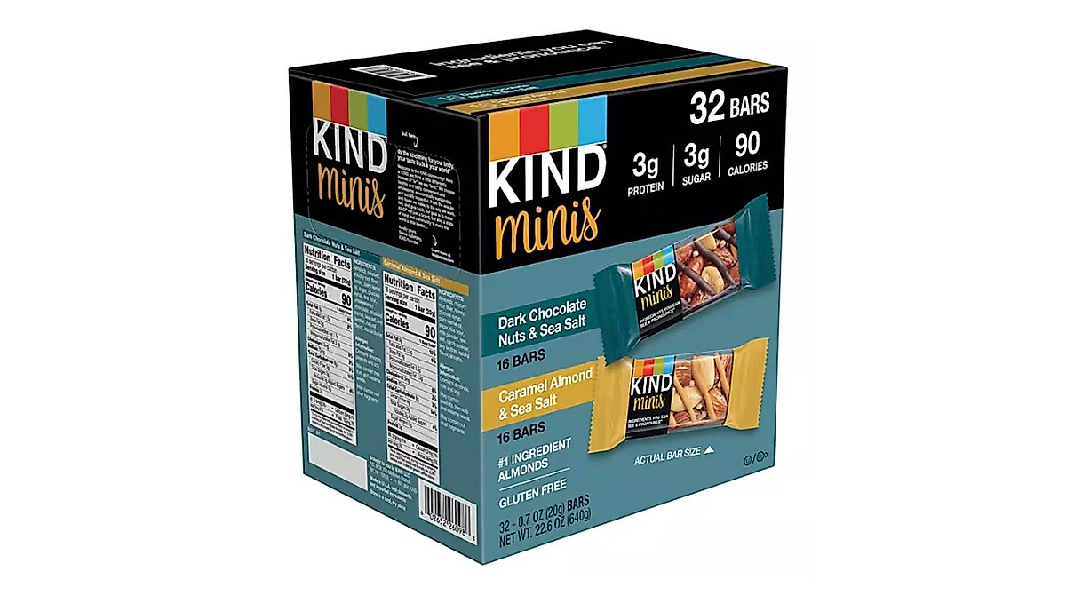 KIND Minis Variety Pack 32pk | Healthy Snack for All Ages