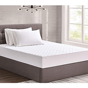 Truly Calm Home for Health - Silver Cool Collection - King Mattress Pad (78" x 80") - Antimicrobial Treatment, White