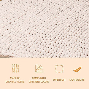 Chunky Knit Blanket, Super Luxurious - Soft and Comfortable Chunky Knit Blanket Throw, Cable Knit Throw Blanket for Sofa, Bed, Chair, Machine Washable Big Blanket