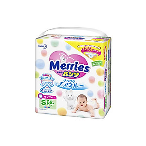 Kao Diapers Merries Sarasara Air Through Pants S-Size, Parallel Import Product, Made in Japan (Pants s-size/62 Pairs)