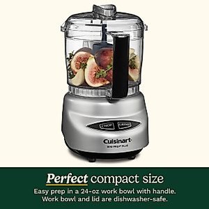 Cuisinart DLC-2ABC Mini-Prep Plus 24-Ounce Food-Processors, 3 Cup, Brushed Chrome and Nickel
