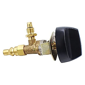 MENSI Grill Valve Replacement Part for 57274 Used for Olympian 5500 Grills with 1/4" Quick Disconnect Plug, Use for Camper or Trailer's Propane Control Supply