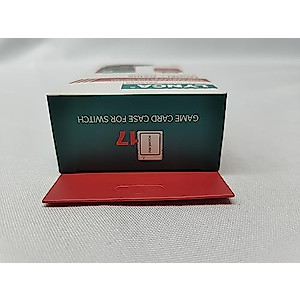 LYNCA Large Capacity Switch Game Card Case Compatible with Nintendo Swith Games, Protective Switch Game Cartridges Memory Card Holder Carrying Storage Box with 17 Cartridge Slots for Nino Switch NS NX