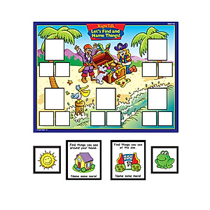 Super Duper Publications | Magnetic Let's Find and Name Things Board Game | Educational Learning Resource for Children