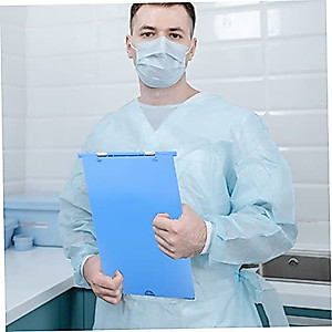 Ciieeo 3pcs Case Folder Pencils for Plastic Paper Holder Office File Folders Hanging Organizer Filing Box Hanging File Folders Plastic Writing Board Exam Paper Base Clip Boards