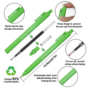 Niziline 11/22Pcs Swear Word Daily Pen Set, Yocartgo Pens, Funny Pens, Funny Office Gifts (11)