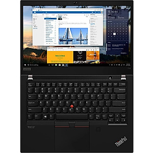 Lenovo ThinkPad T14 14-inch FHD 16GB RAM, 512GB SSD, AMD 6-Core Ryzen 5 Pro 4650U(Beats i7-1165G7) IPS Business Laptop, Backlit, Fingerprint, Webcam, IST Cable, Windows 10 Pro / 11 Pro (Renewed)
