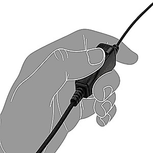 Bommeow BSE12-M1 C-Shape Swivel Style Earpiece Headset for Motorola Radio CP200 CP110 Mag One BPR20