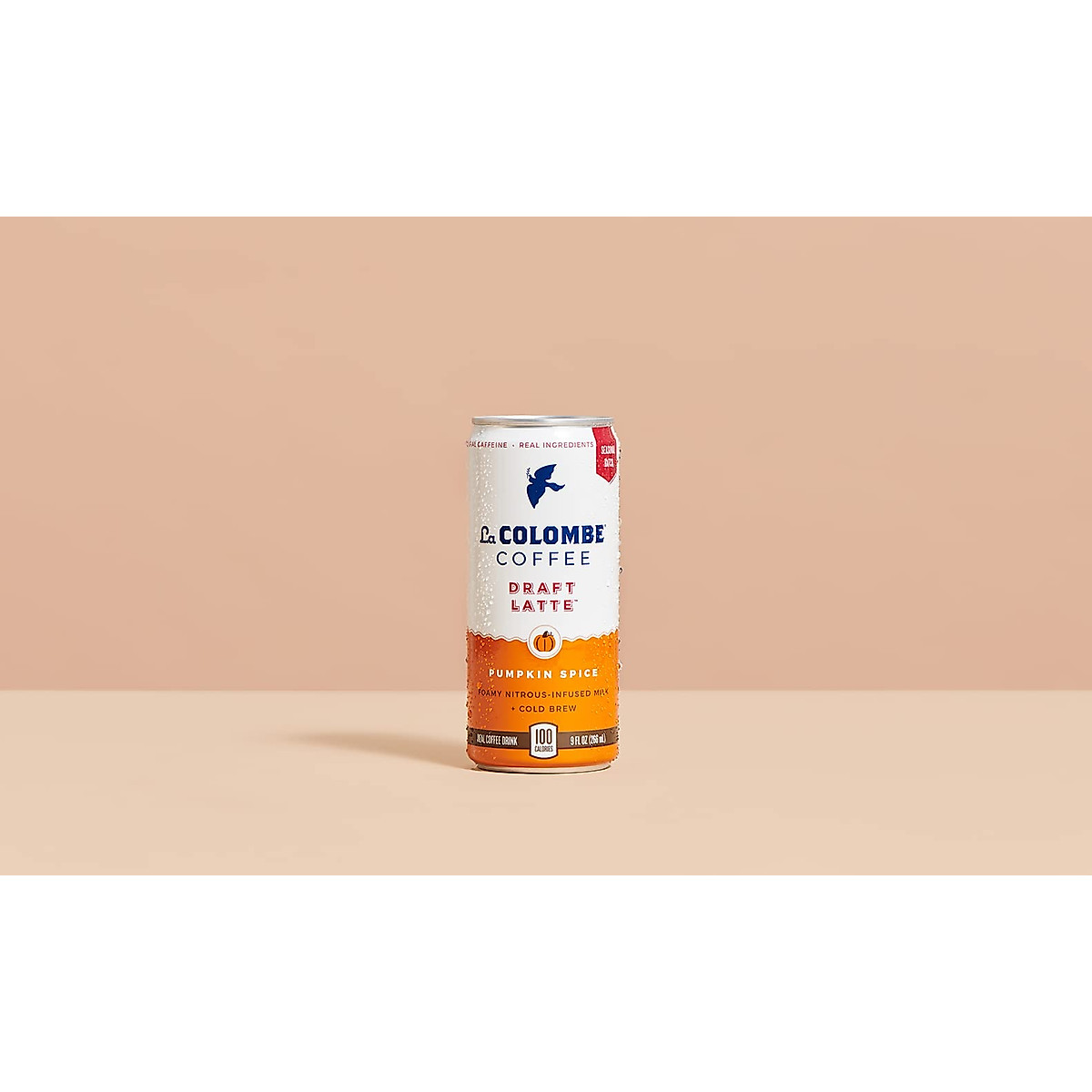 La Colombe Draft Latte - Cold-pressed Espresso & Frothed Milk + Real Pumpkin - Made With Real Ingredients - Grab & Go Coffee, Pumpkin Spice, 9 Fl Oz (Pack of 12)