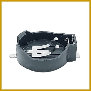 Fielect 10Pcs CR2450 Coin Cell Button Battery Holder Socket Container Case