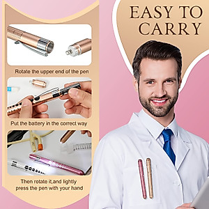 Riakrum 3 Pieces Pen Light for Nurse Pen Light with Pupil Gauge Set Pen Lights for Nurses Pen Light Reusable Penlight for Nurses Doctors Nursing Students Daily Use
