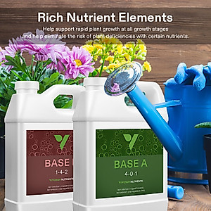 VIVOSUN Plant Food Nutrients Bundle for Indoor & Outdoor