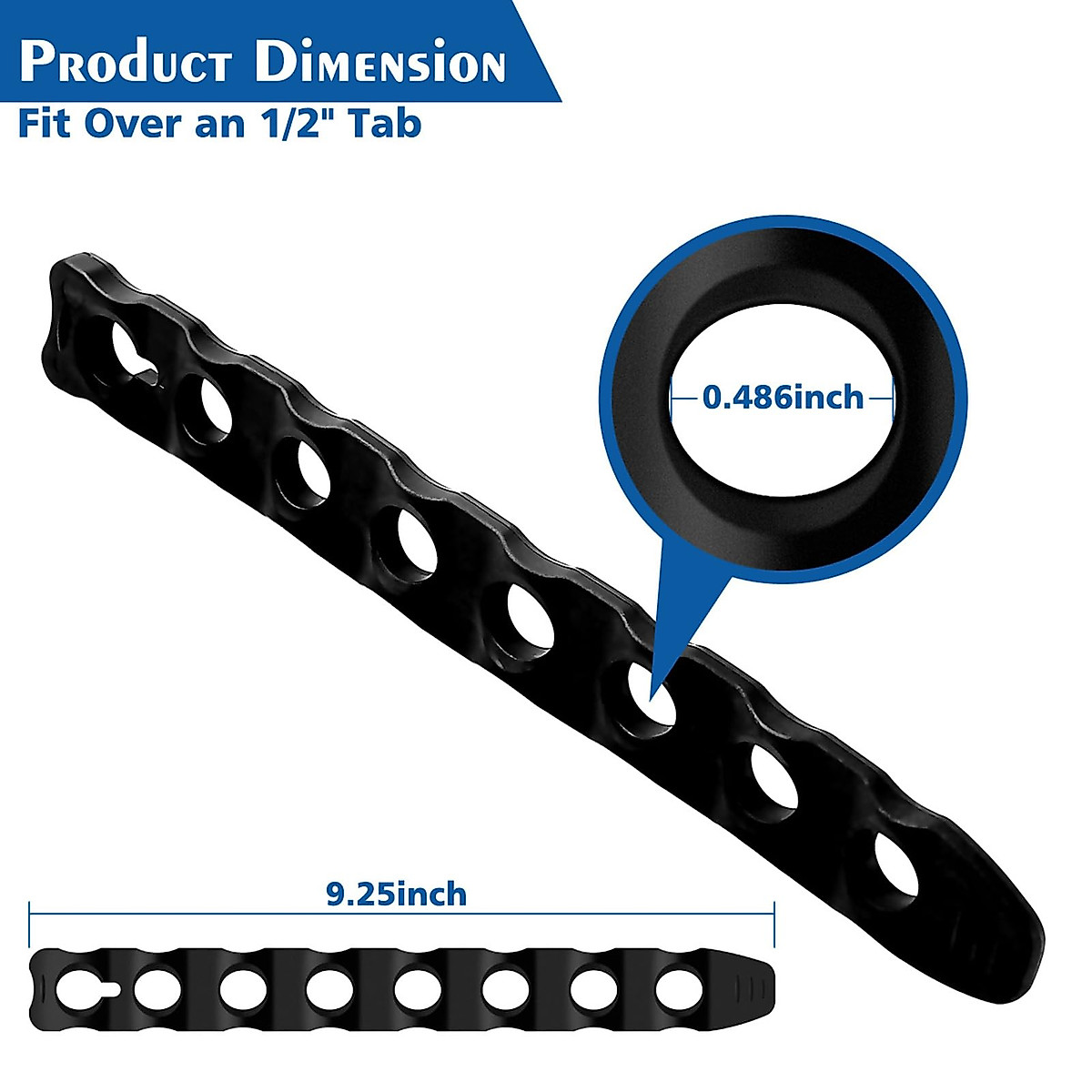 Bike Rack Strap, Bike Wheel Stabilizer Straps, Replacement Rubber Straps Accessory Strap Kit, Adjustable, Bicycle Wheel Stabilizer Straps 4 Pack Compatible with Thule 534