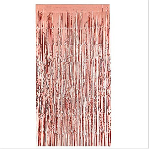 La Quinceañera Birthday Decorations (Mis Quince Anos Sash, "Feliz Quinceanera" Banner, Foil Rose Gold Curtains, Heart Balloons, Pink & White Balloons) 15th Birthday Party Supplies Photo Props