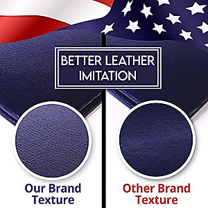 US Citizenship Certificate Holder | US Citizenship Gifts | 2023 Naturalization Certificate Padded Holder with Cover. Golden Great Seal of The United States.