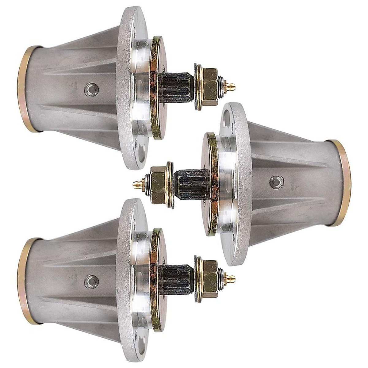 8TEN Spindle Toothed Blade Kit for Husqvarna 61 inch Deck iZ 4821 6125 IZC 5221 LZ 5227 6127 6130 7230