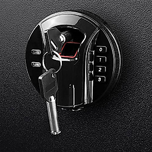 BARSKA AX13108 Biometric Keypad Digital Multi-User Security Business Depository Drop Safe with Front Load Drop Box for Money, Cash, and Mail