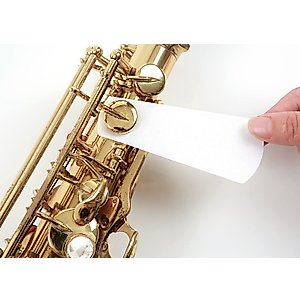 Woodwind Mouthpiece Pad Cleaning Paper 80 sheets - Great solution for sticky pads (Cleaning Paper 80 sheets)